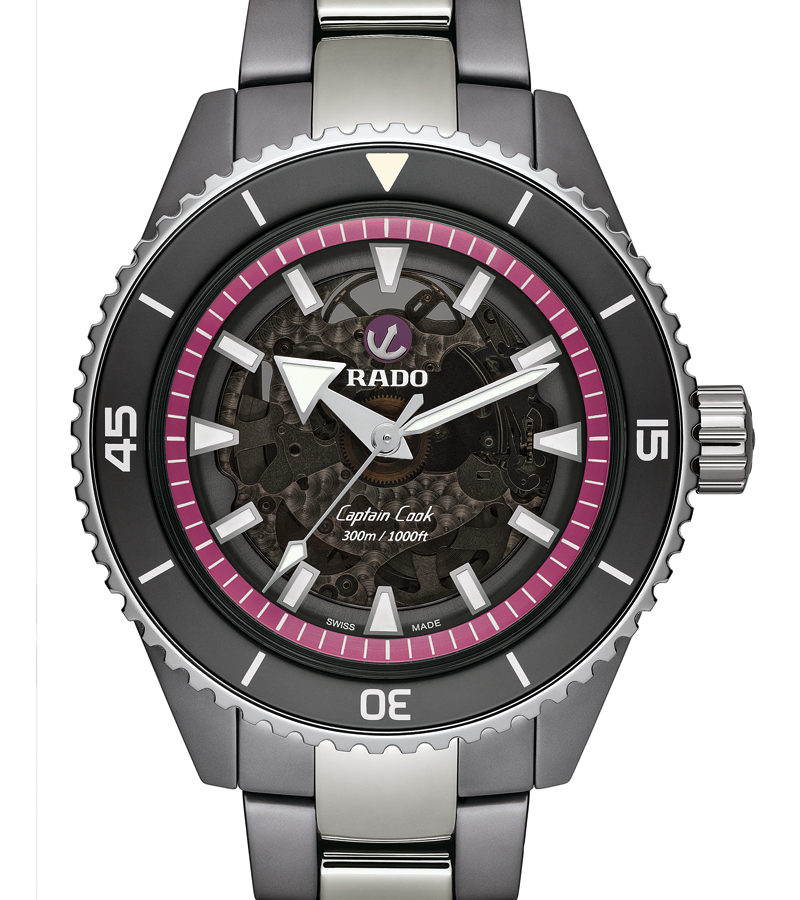 Rado | Captain Cook High-Tech Ceramic Pink Dial Project | 雷達 ...