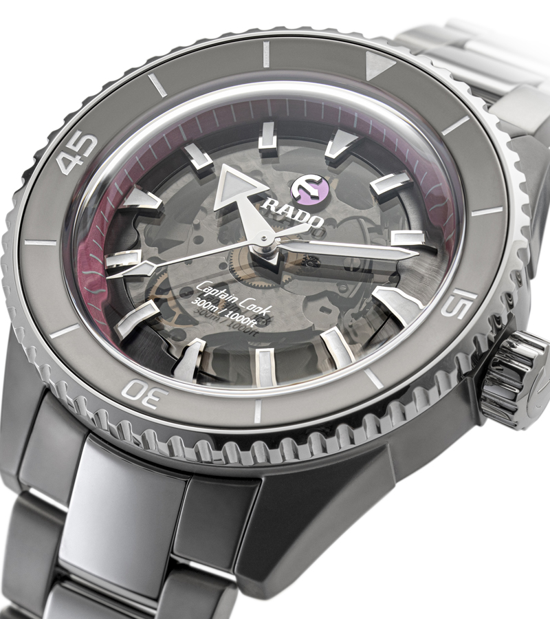 Rado | Captain Cook High-Tech Ceramic Pink Dial Project | 雷達 ...