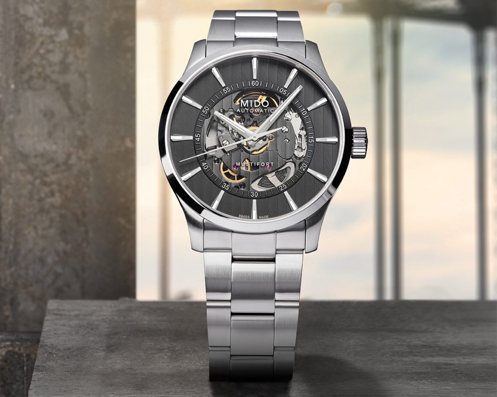 Mido Multifort Skeleton Vertigo 打開芯窗 - Chronomen.com