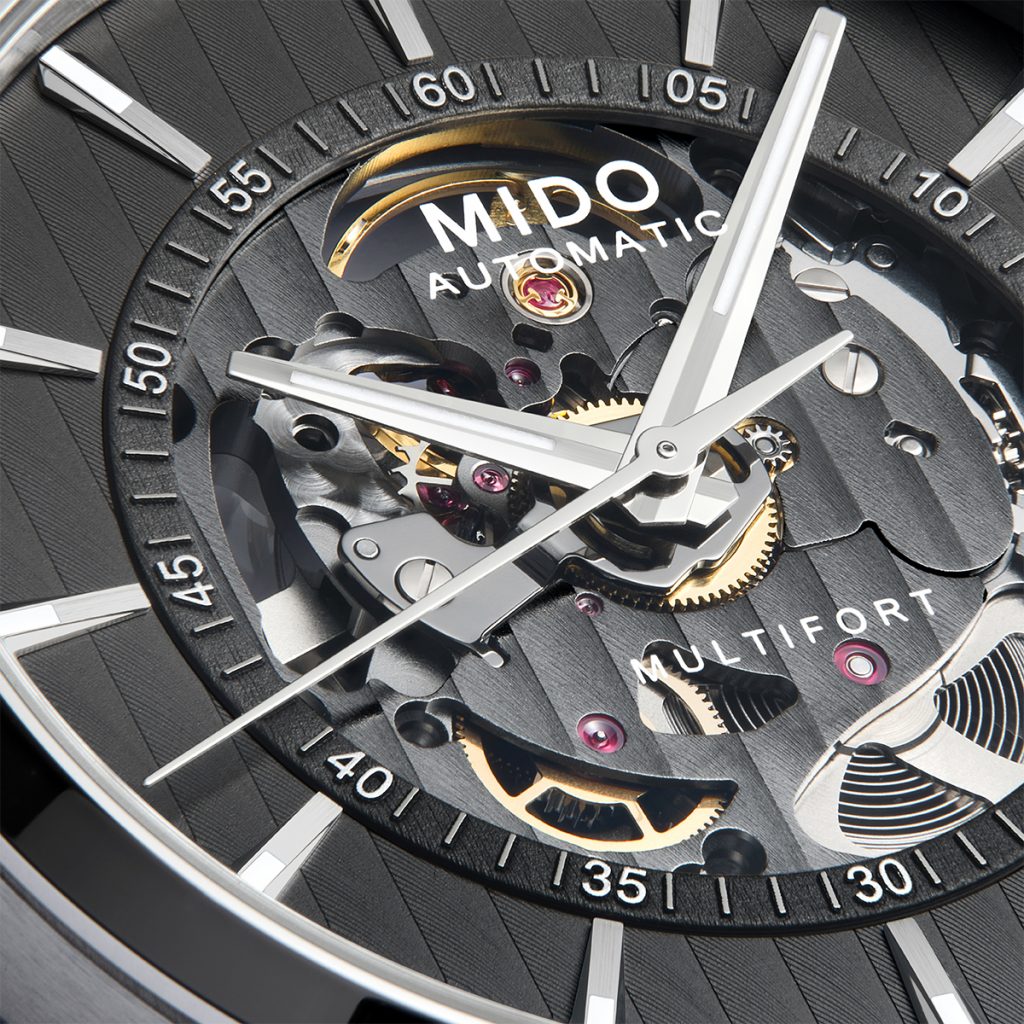 Mido Multifort Skeleton Vertigo 打開芯窗 - Chronomen.com