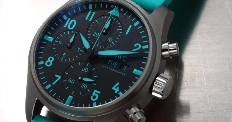 IWC X Mercedes-AMG | 不是Tiffany Blue 是PETRONAS Green - Chronomen.com