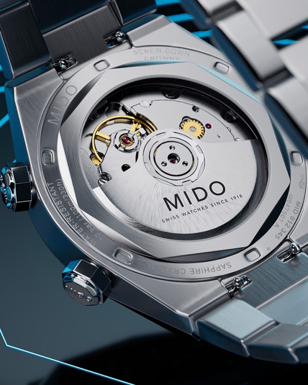 Mido Multifort Skeleton Vertigo 打開芯窗 - Chronomen.com